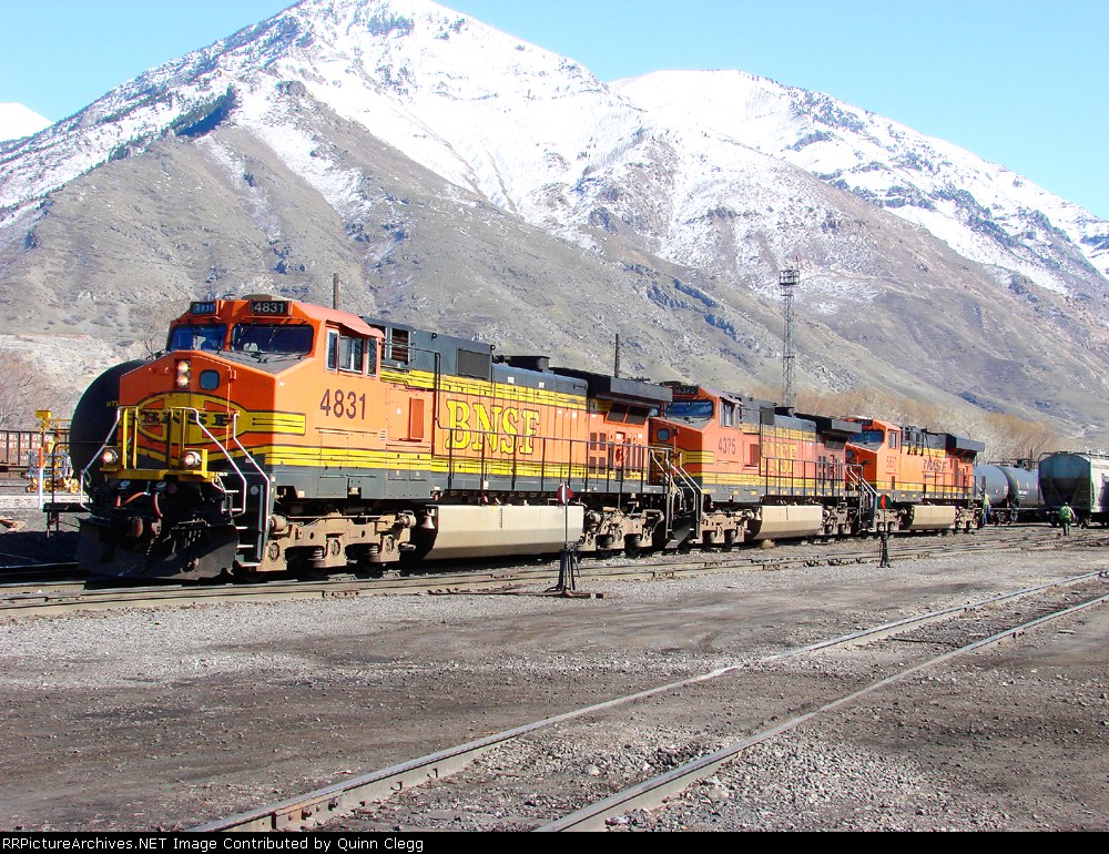 BNSF 4831,4375,5837 Provo,Utah March 8,2009